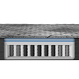 Beautyrest Black L-Class 13.75” Firm Queen Mattress, Cooling Technology, Supportive, CertiPUR-US, 100-Night Sleep Trial, 10-Year Limited Warranty