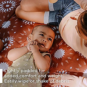 Little Unicorn – Sun Baked Outdoor Blanket | 100% Polyester | Water Resistant | Simple Clean | Wipeable Material | Easy to Carry | Babies and Toddlers | Machine Washable | 5’ x 7’