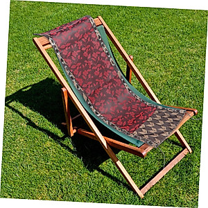 MERRYHAPY 1 Set Beach Chair Cloth Replacement Outdoor Lounge Chairs Gravity Chair Repair Fabric Folding Recliner Chair Outdoor Canvas Fabric Fold up Folding Chair The Fabric Luxury