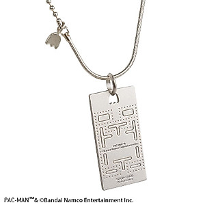 Starforged Pac Man Sterling Silver Gold Plated Video game hip hop Necklace Rapper Pendant