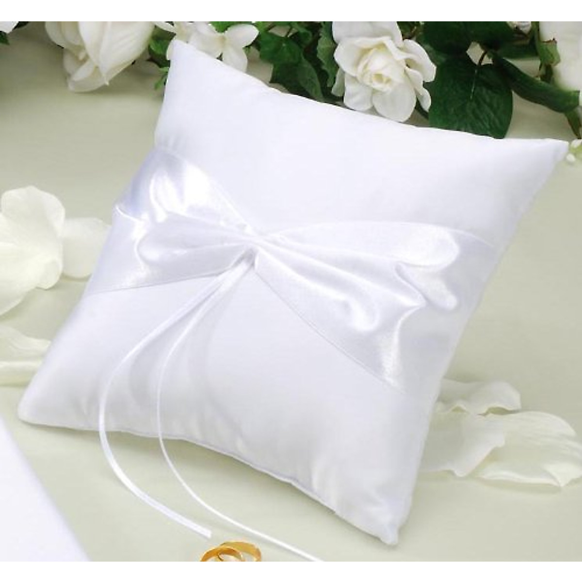 Darice VL32, Ring Pillow Design Your Own, White
