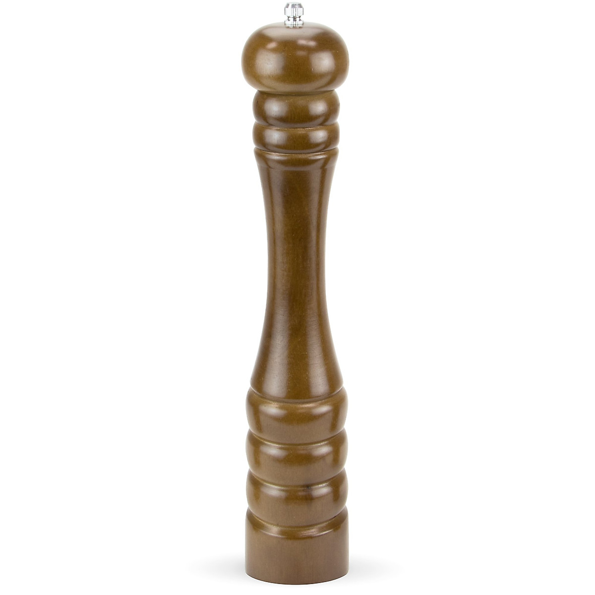 Wooden Pepper Mill - Gourmet Mahogany Salt, Pepper, and Spice Seasoning Grinder in 10.5", 12.5", & 16.5" by Back of House Ltd. (12.5)