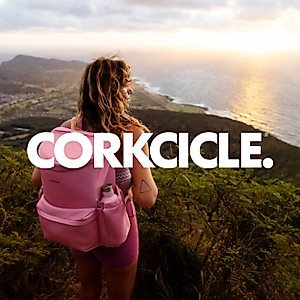 Corkcicle Lotus Backpack Cooler Bag, Orchid, 15.5” x 17” – Keep Cool All Day with Portable Backpack Cooler – Side Pockets & Food Safe Interior