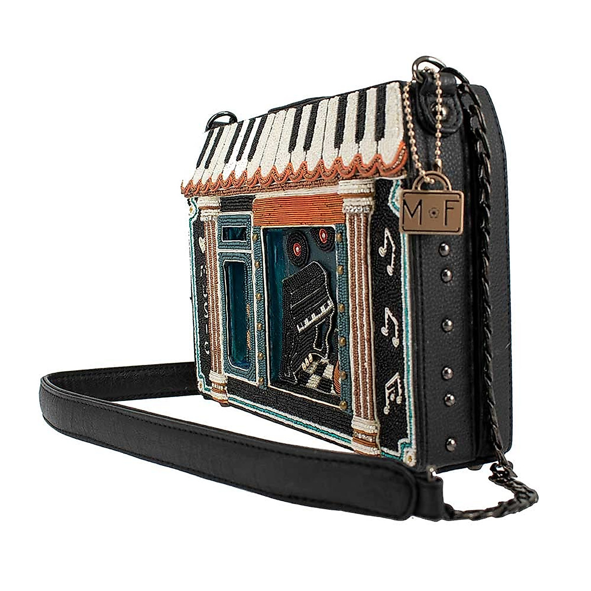 Mary Frances Music Shop Crossbody Handbag, Multi