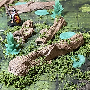 Extruded Gaming Fallen Swamp Trees