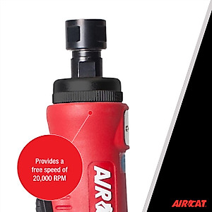 AIRCAT Pneumatic Tools 6200: .4 HP Mini Straight Die Grinder 20,000 RPM