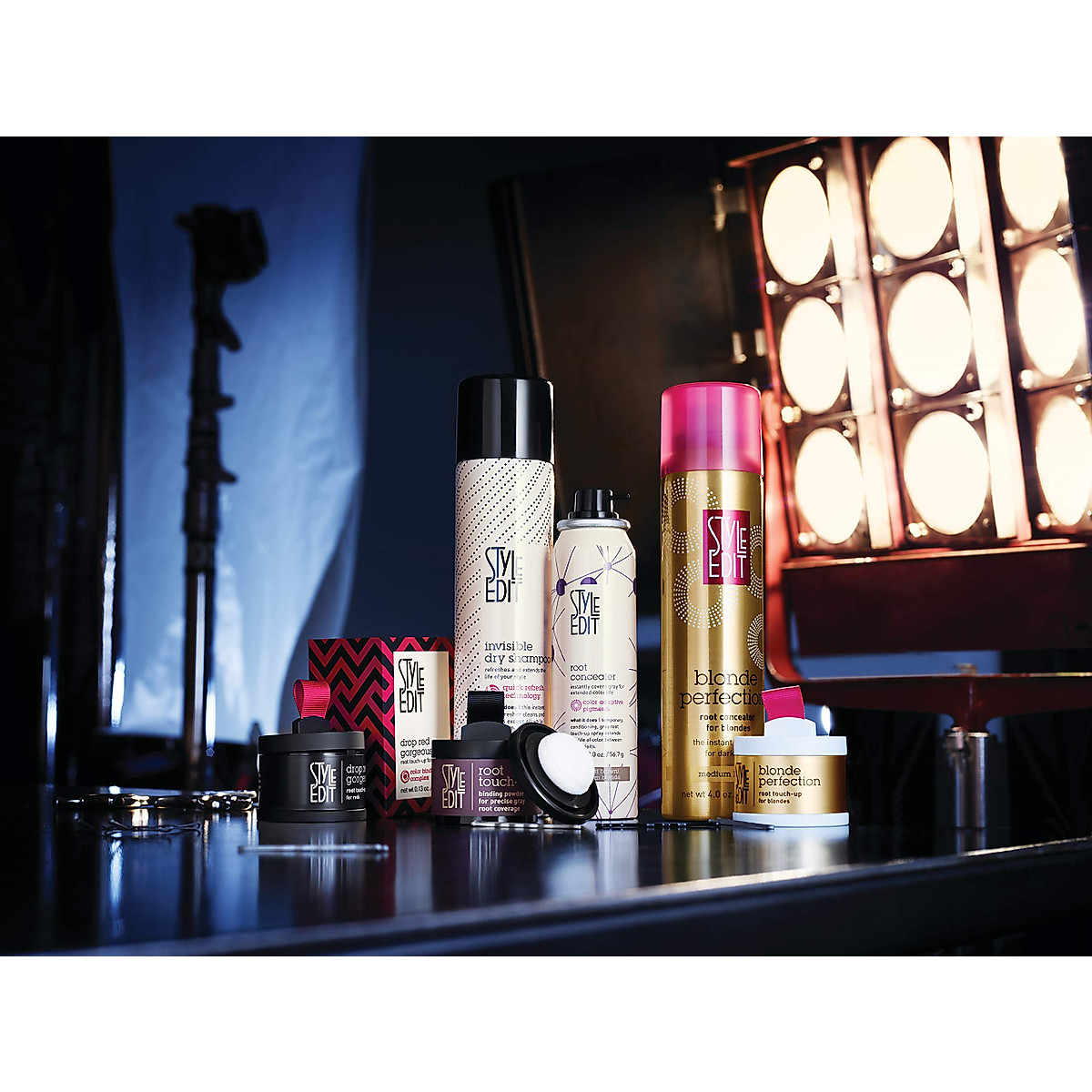 Root Touch Up Powder by Style Edit | Temporary Hair Color for Light Blonde, Dark Roots, Highlights, and Grays | Mineral Infused Concealer for Thinning Hair and Hairline | 0.14 oz.