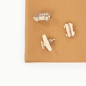 Baby Play Mat - Premium Padded Square Floor Mat by Gathre, Wipeable & Water Resistant Play Pad for Kids, Toddlers, and Babies, Foldable and Soft Crawling Playmat (36 x 36 x 1.5 inches, Camel)