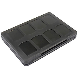 OSTENT 18 in 1 Game Memory Card Holder Case Storage Box for Sony PS Vita PSV Color Black
