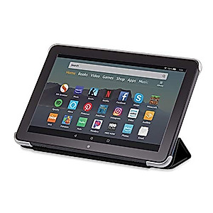 Nupro Tri-fold Standing Case for Fire HD 8 Tablet, Black (10th Gen, 2020 Release)