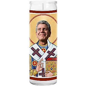 Anthony B Celebrity Prayer Candle - Funny Saint Candle - 8 inch Glass Prayer Votive - 100% Handmade in USA - Novelty Celebrity Gift