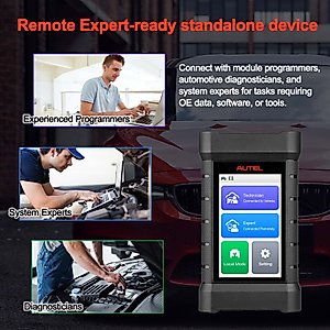 Autel MaxiFlash XLink 2024 Expert-Driven Remote Diagnostic Tool, J2534 Pass-Thru Programmer, Enhanced VCI, Supports DoIP/CAN/CAN FD/D-PDU/J2534/RP1210, Work with PC/Autel MS909 MS919 Ultra/Smart Phone