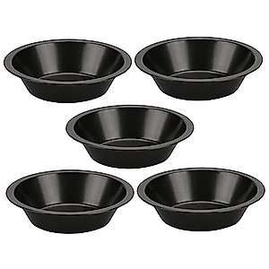 Hemoton 15 Pcs Pizza Plate Cake Tray Pizza Screen Mini Accessories Round Bread Pan Bread Baking Molds Pizza Crisper Tray Oven Pan for Kitchen Carbon Steel Pizza Pan Reusable Baking Tray