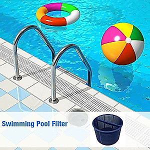 NOOTO SPX1082CA Skimmer Basket Replacement for Hayward Skimmers Replace SP1082 SP1083 SP1084 SP1085 Series Skimmers B-152, 7 inch Pool Skimmer Basket