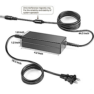 Kircuit Samsung Laptop Charger Power Adapter Long 12Ft Cord A13-040N2A np300e5c Series 2 3 4 5 6 9 Notebook 300e 300v 305e 305v 350v 355v 365e 510r 740u Np300e4c Np300e5a Np300v5a Np300e5e