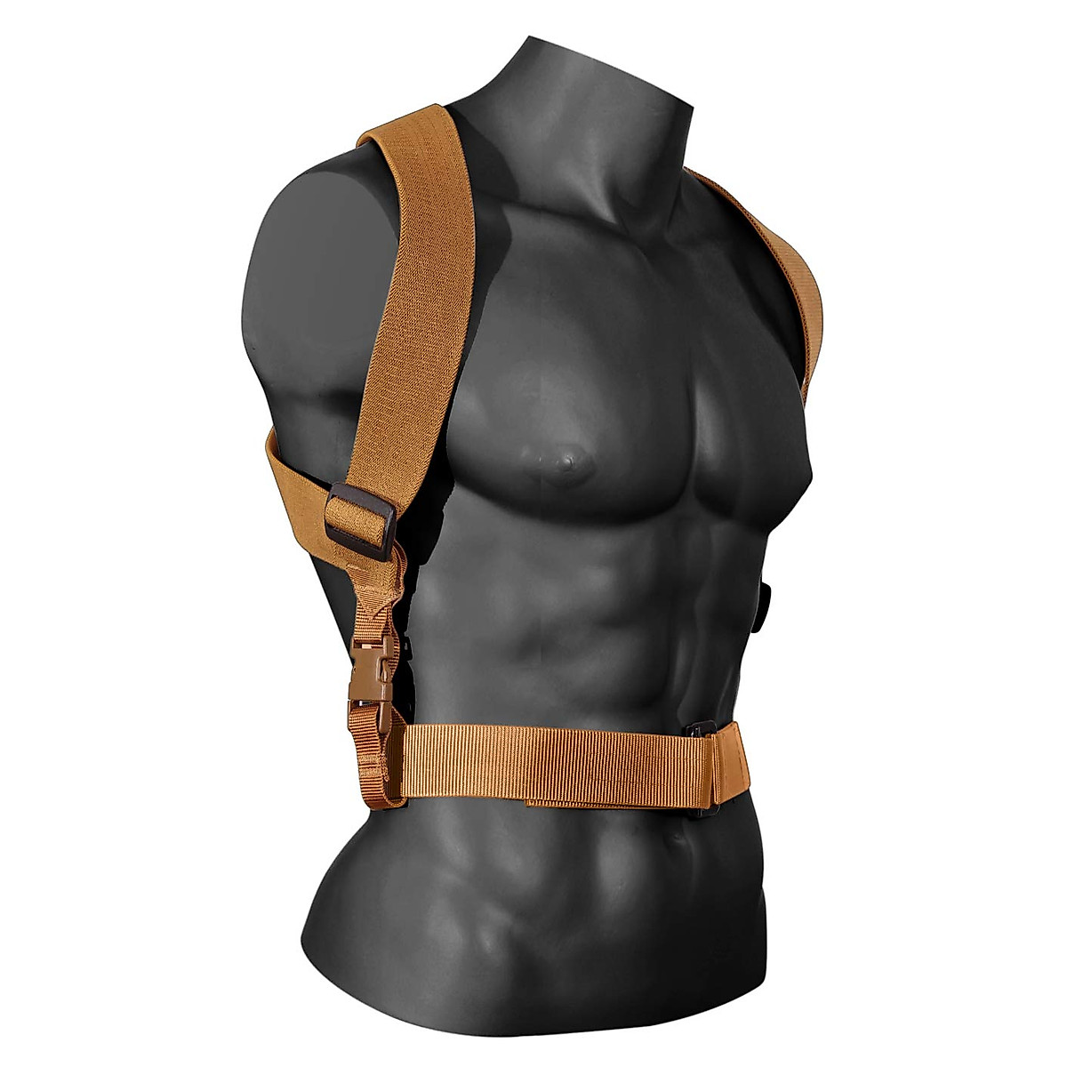 Rothco Combat Suspenders, Coyote Brown