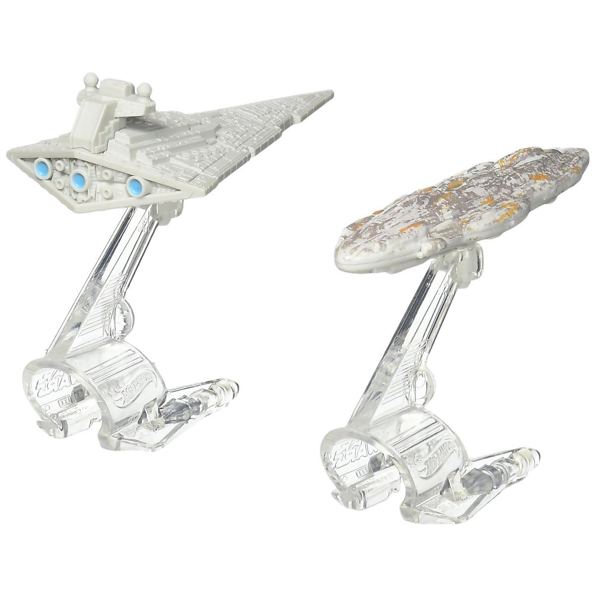 Hot Wheels Star Wars Starship Star Destroyer vs. Mon Calamari Cruiser Vehicle 2-Pack
