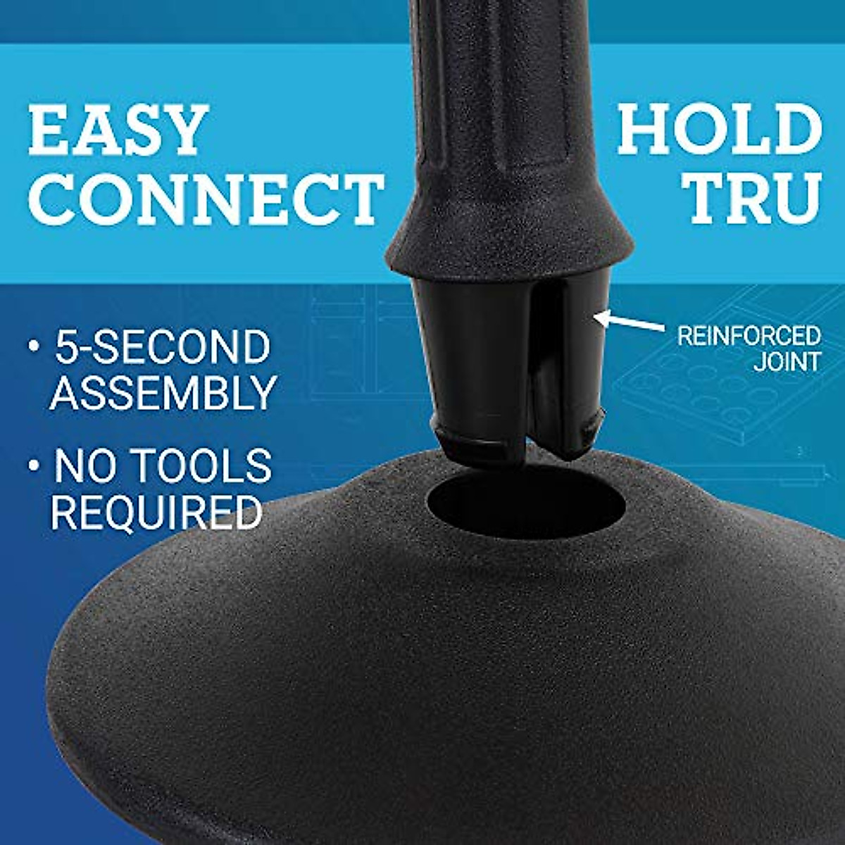 US Weight Sentry Stanchion with 6.5 Foot Retractable Belt – Easy Connect Assembly (Pack of 6)