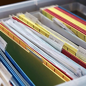 HERKKA Extra Capacity Legal Size Hanging File Folders, 30 Reinforced Hang Folders, Heavy Duty 1 Inch Expansion, Designed for Bulky Files, Medical Charts, Assorted Colors, 30 Pack