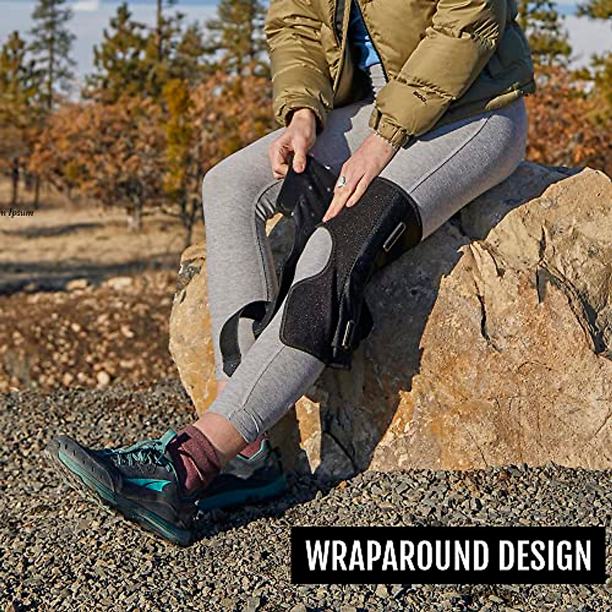 BIOSKIN Wraparound Patella Stabilizer Knee Brace for Patellofemoral Pain, Patella Tracking Disorders, Dislocation, and Subluxation, Left or Right Kneecap Tracking (L)