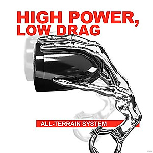 BOSS Audio Systems PHANTOM900 Motorcycle Weatherproof Bluetooth Speaker System - 3 Inch Speakers, Built-In Amplifier, Built-in Bluetooth, Volume Control, Great for ATVs and All 12 Volt Vehicles
