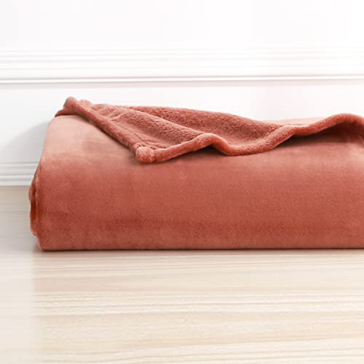 berkshire Recycled VelvetLoft Throw | Recycled All-Season VelvetLoft Throw | Carrot | Throw (60" x 70")