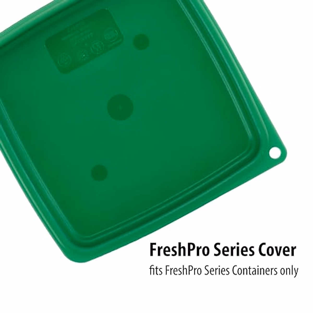 Cambro 4 QT (Quart) Food Storage Container with Lid (2 Pack) - FreshPro Series (Clear)