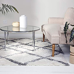 SoHome Carmela Tali Area Rug Ivory/Grey, 7'10"x10'2"