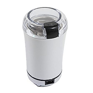 Xuthusman 110V Electric Coffee Bean Grinder Nut Seed Herb Grind Spice Crusher Mill Blender Mini 150W (Dark Reddish Purple)