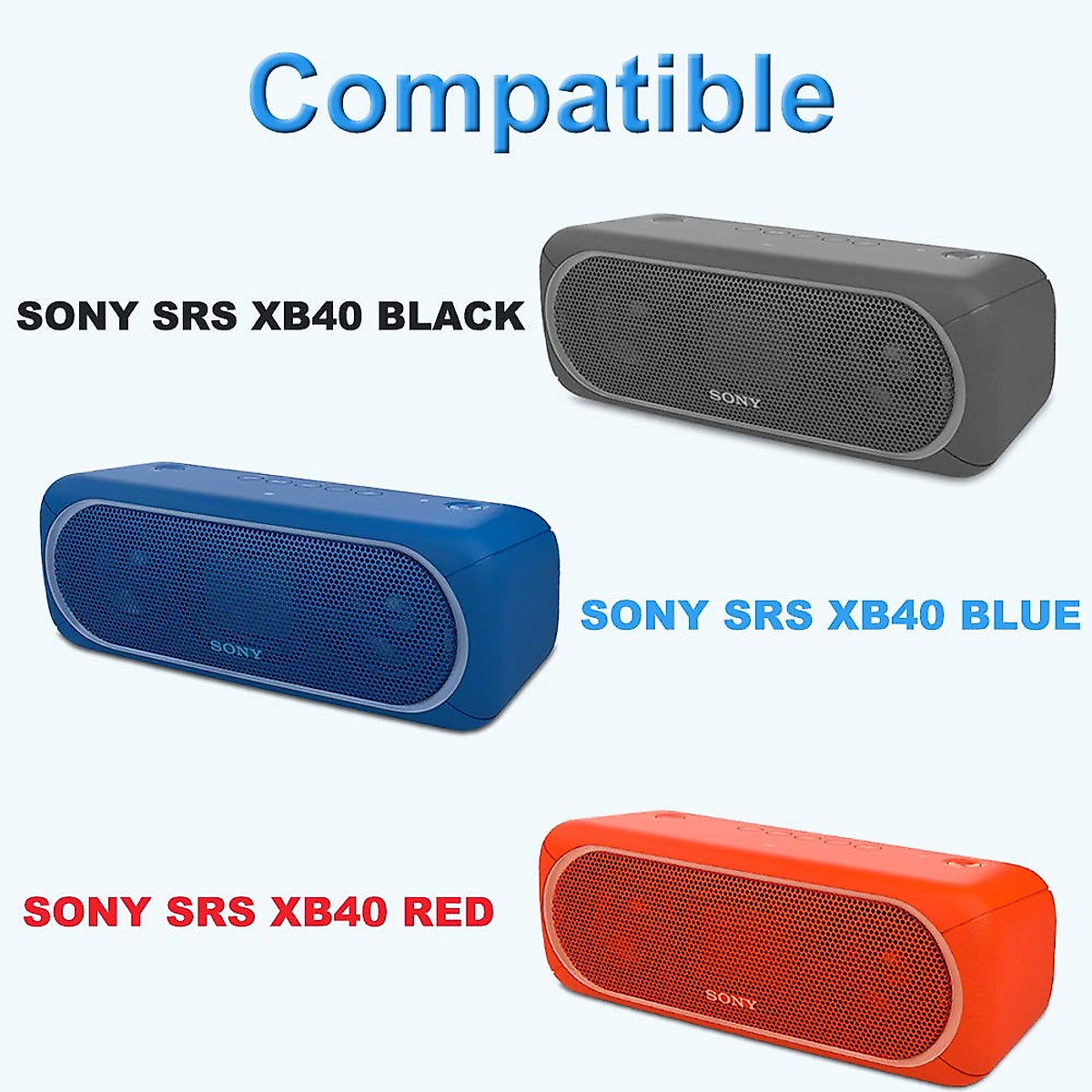 VHBW for Sony SRS XB40 Speaker Charger 9.5V AC Adapter for Sony SRS-XB40 BLK Blue RED Portable Bluetooth Wieless Speaker, Sony CMT-V10IPN AC-NSA18-95 DVP-FX930 DVD Player Power Supply Cord