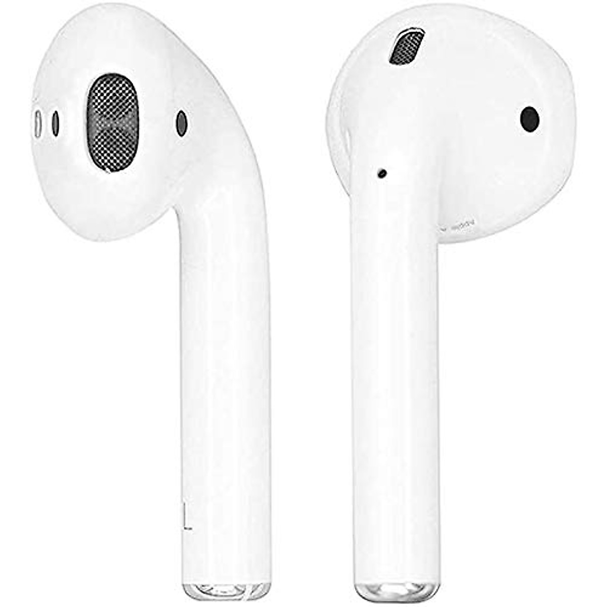 ALXCD Fit in Case Ear Cover Replacement for Air Pods Headphones, Silicone Earbud Covers Eartips, Compatible with Air Pods, 6 Pairs, White Black Pink Purple Green Gold