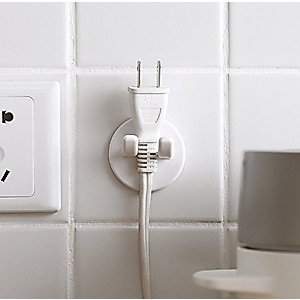 MIUPOO Razor Hooks,Power Plug Line Hook,Hook for Shaving Keys, Towel, Kitchen Utensils,2 Piece.