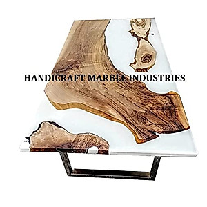 Epoxy Table, Epoxy Resin River Table, Live Edge Wooden Table, Natural Wood,Dining table, Natural Epoxy Table, Resin Table