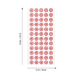 120 Pcs Labels Safety Warning Adhesive Electrode Tape Polarity Safety Stickers Cute Car Accessories Phone Battery Car Decals Battery Label Stickers PVC Car Stickers Electric Box