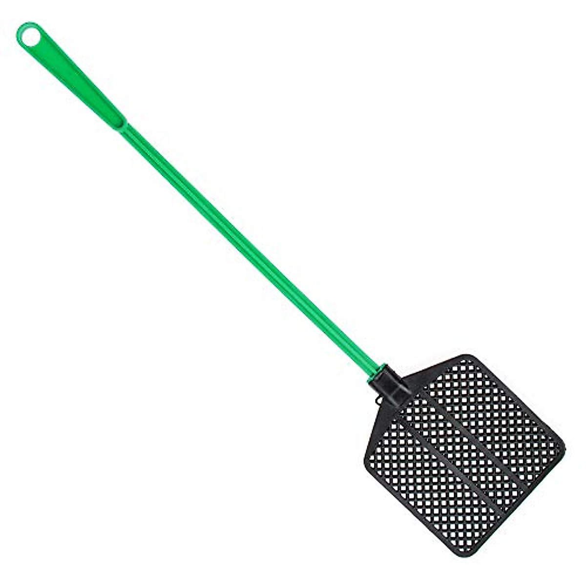 OFXDD Rubber Fly Swatter, Long Fly Swatter Pack, Fly Swatter Heavy Duty, Green Color (3 Pack)