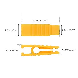 6PCS Blade Glass Fuse Puller Insertion Tool Standard Car Fuses Box,an Essential Tool for Car Owner