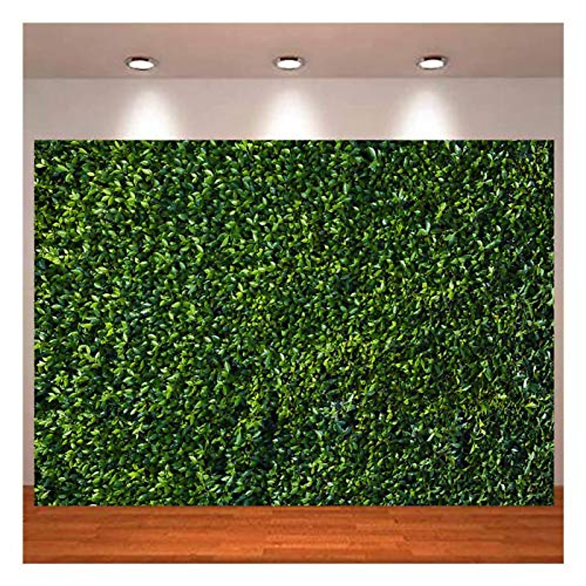 XLL Nature Spring 3D Green Leaves Photography Backdrops Newborn Baby Shower Photo Background Wall Art Wedding Birthday Party Decoration Banner Studio Props Cake Table Booth 9x6ft 9x6FT 270CM X 180CM）