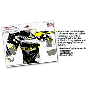 WraptorSkinz Skin Wrap compatible with Sony PS5 DualSense Controller Abstract 02 Yellow (CONTROLLER NOT INCLUDED)