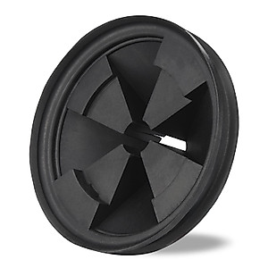 Garbage Disposal Splash Guard, Upgraded EPDM Rubber 3 3/8" for InSinkErator Evolution Series QCB-AM Kitchen Sink Baffle Drain Cover Removable Quiet Collar Insert Parts