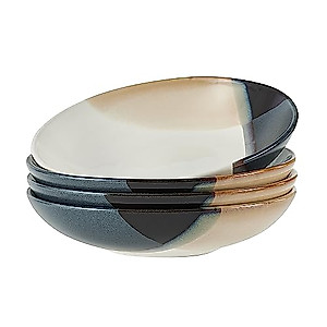 Gourmet Basics by Mikasa Caden Set of 4 Pasta Bowls, 8 Inch