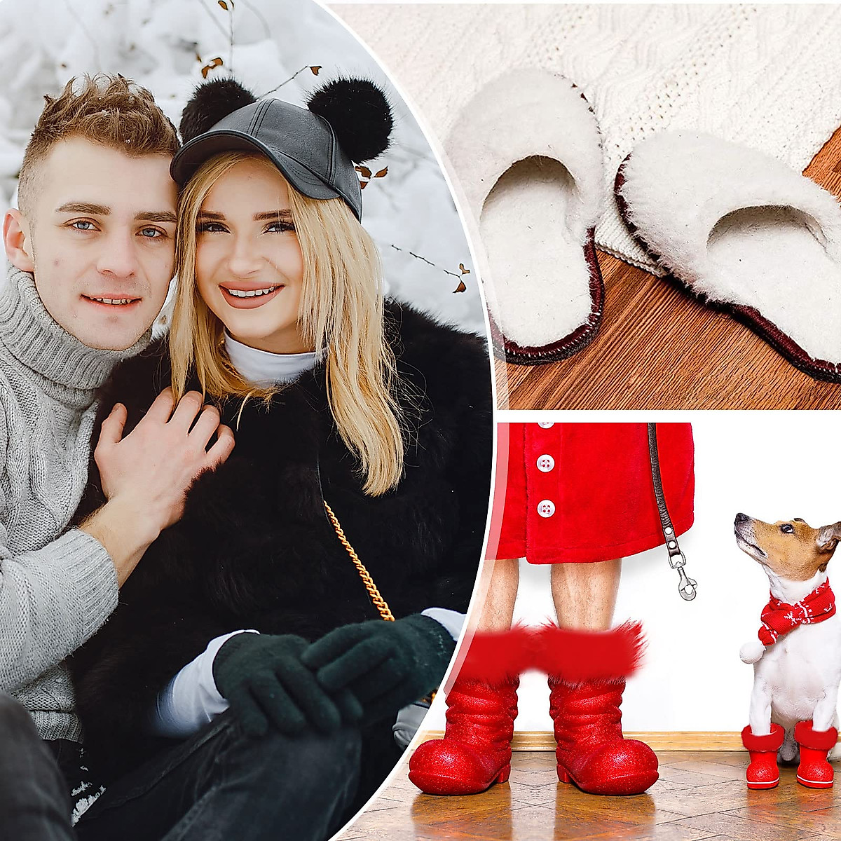 8 Pieces Faux Fox Fur Square Fabric 10 x 10 Inch Shaggy Fur Patches Fabric Cuts Chair Cover Seat Cushion Pad Supplies for DIY Craft (Multi-colored)