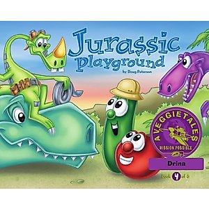 Jurassic Playground - VeggieTales Mission Possible Adventure Series #4: Personalized for Drina (Girl)