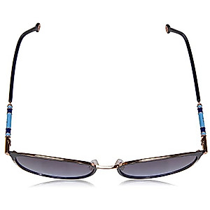 Carolina Herrera Grey Shaded Blue Butterfly Ladies Sunglasses CH 0029/S 0LKS/GB 60