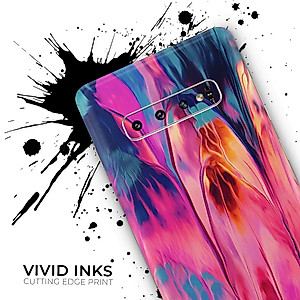 DesignSkinz Blurred Abstract Flow V24 Protective Vinyl Decal Wrap Skin Cover Compatible with The Samsung Galaxy S20 (Screen Trim & Back Glass Skin)