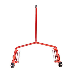 4utoHydra 300lbs Heavy Duty Tire Dolly Car Wheel Cart for Garage Workshop (Red)