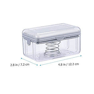 BETOOKY Box Soap Box Soap Dish Soap Tray Dish Soap Dispenser Foaming Soap Dispenser Laundry Soap Containers Bar Soap Laundry Soap Dispenser Set Pearlescent Travel Plastic