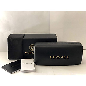 Versace VE2150Q 134187 62M Gold/Grey Pilot Sunglasses For Men For Women + BUNDLE with Designer iWear Eyewear Kit