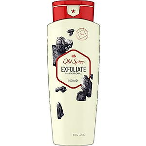 Old Spice Mens Body Wash Exfoliate With Charcoal 16 Oz