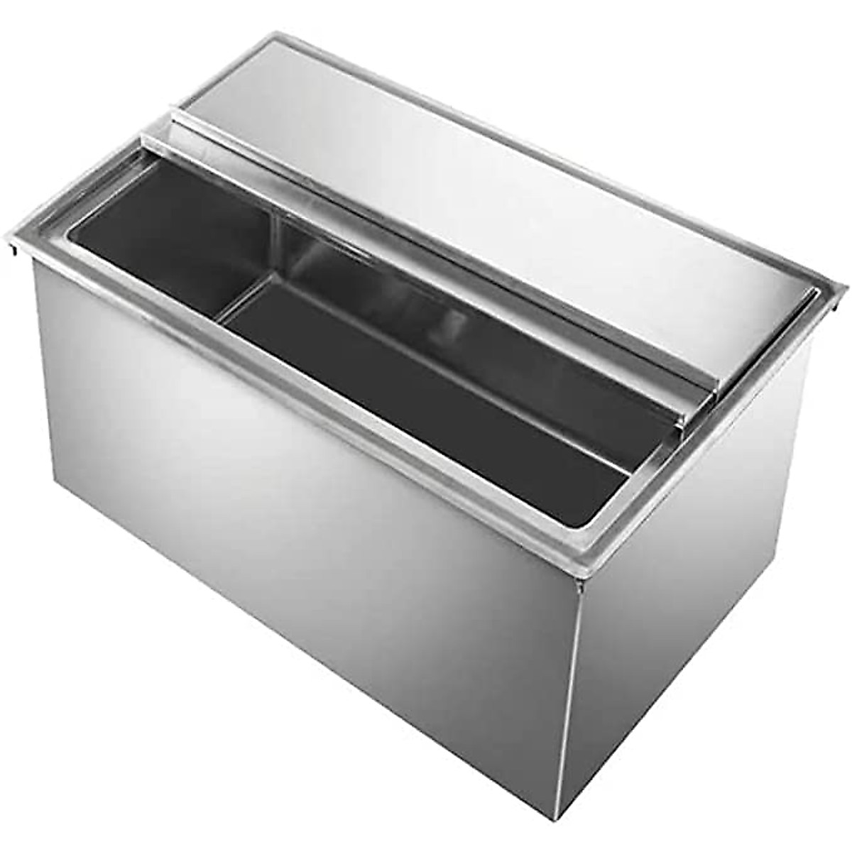Commercial Stainless Steel Drop-in Ice Bin Chest 18"x24"