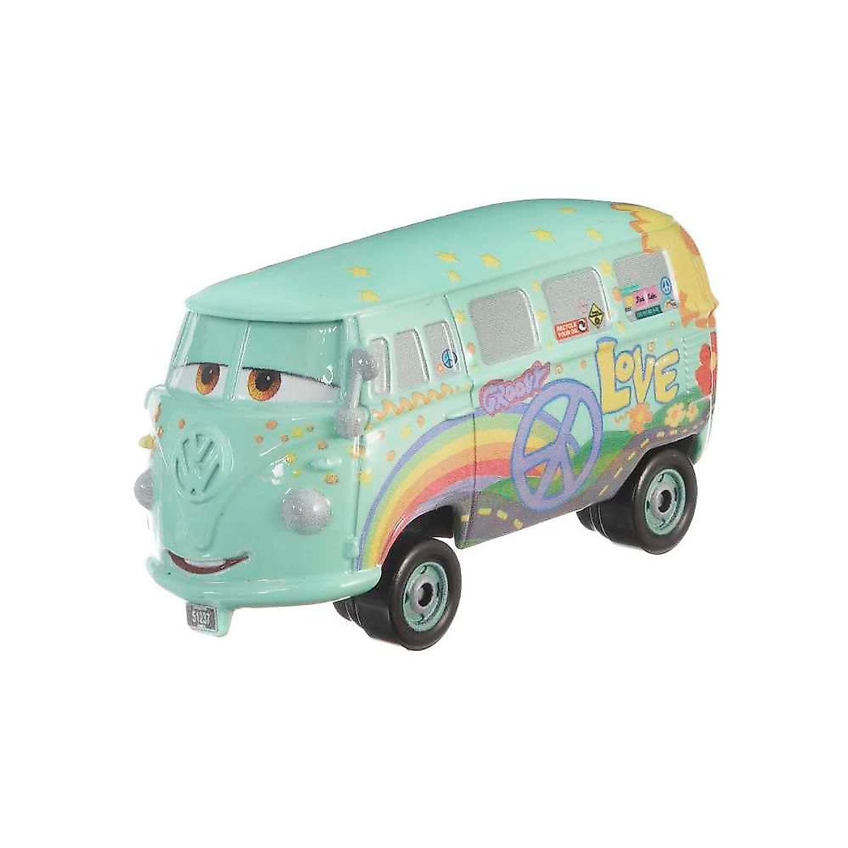 Disney Cars Toys Die-cast Fillmore WithNew Expression Vehicle
